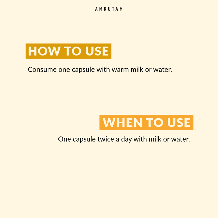 Amrutam B Feral Gold Capsules | Stamina and Overall Body Strength