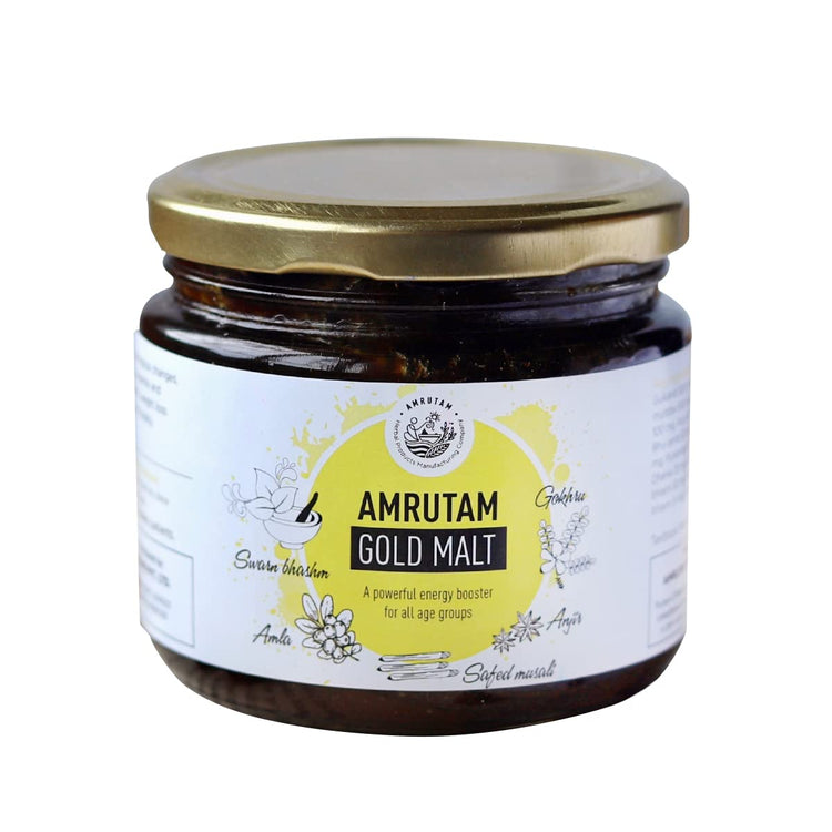 Amrutam Gold Malt | Immunity Booster for All Ages